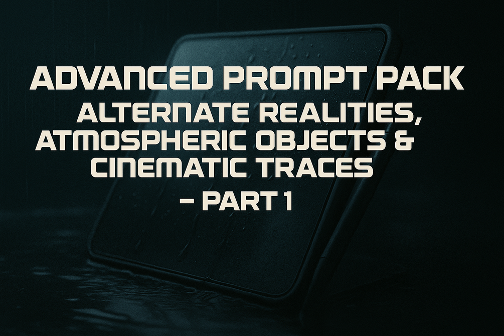 Advanced Prompt Pack: Alternate Realities, Atmospheric Objects ...