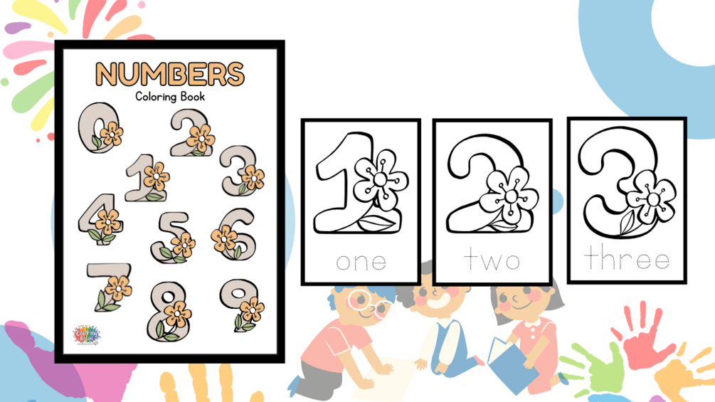 Coloring Book : Numbers