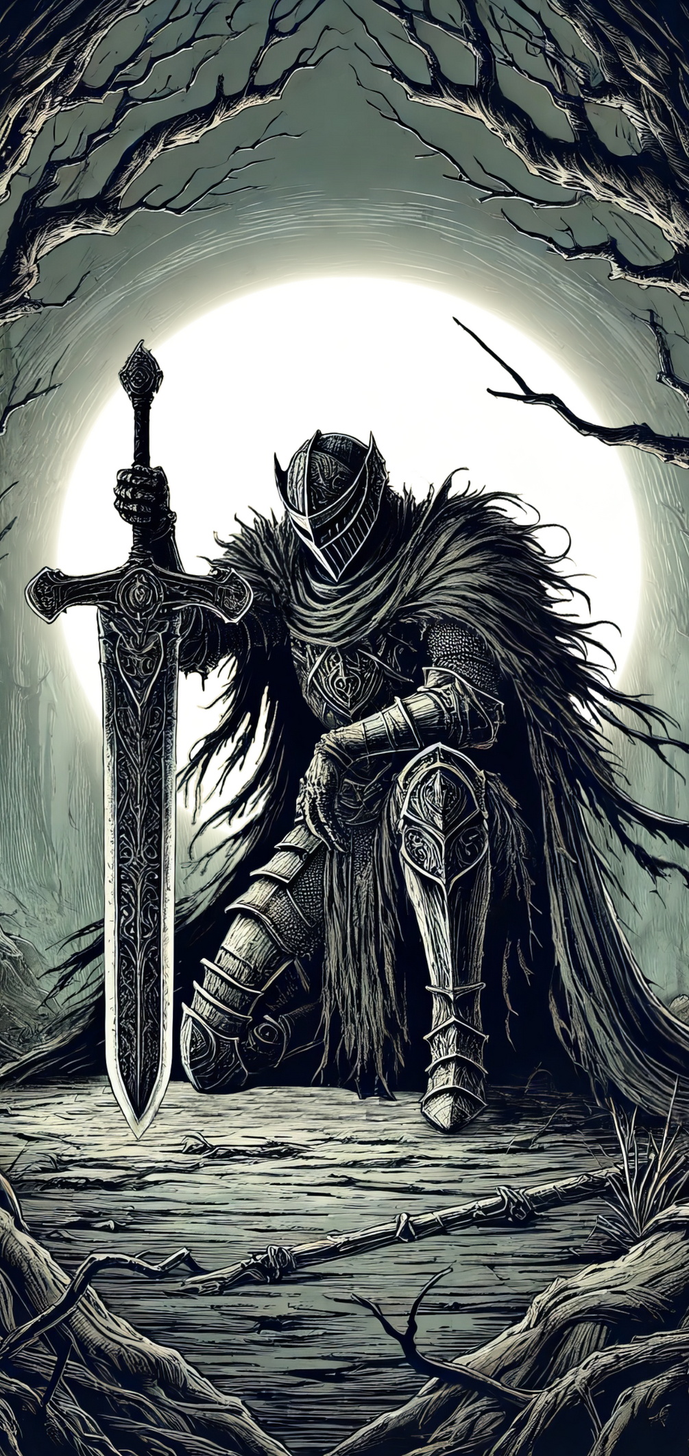 Arathor the Fallen Knight - Mobile Live Wallpaper
