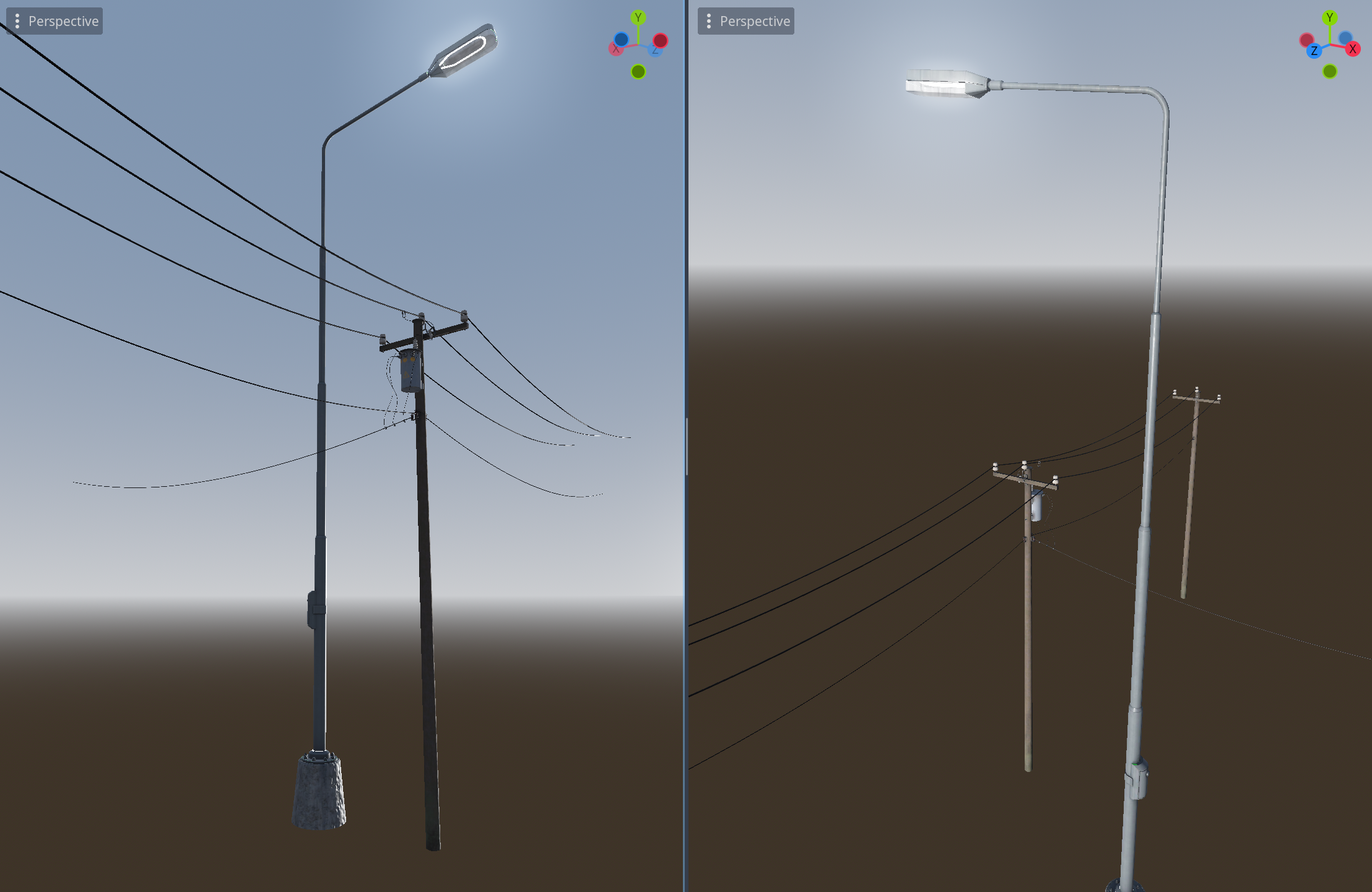 Highway Lamp Post