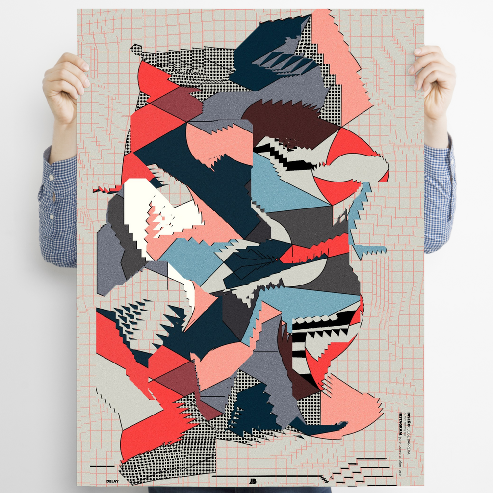 Poster "Delay" A0 size.