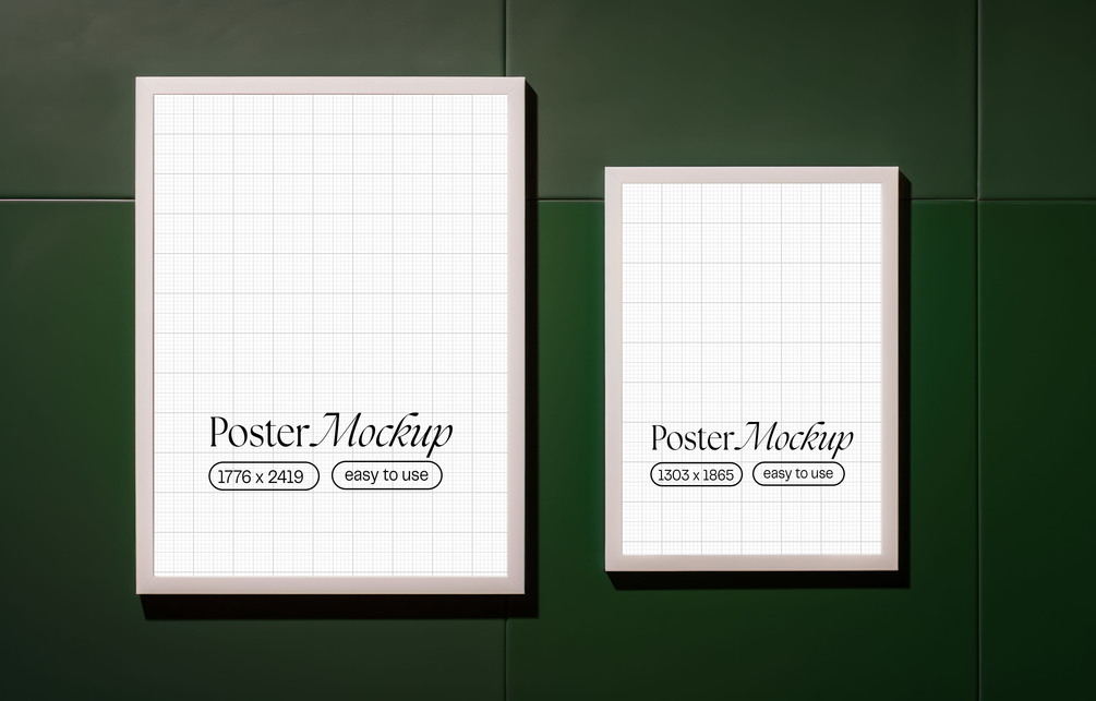 Minimalist Indoor Poster Mockup / #159