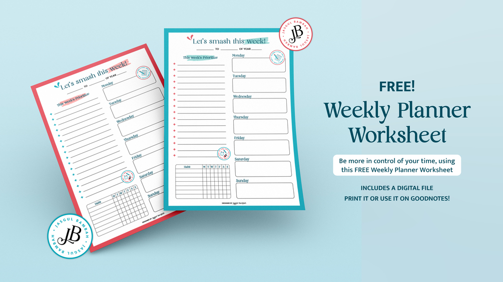 FREEBIE! The Weekly Planner (Digital File)