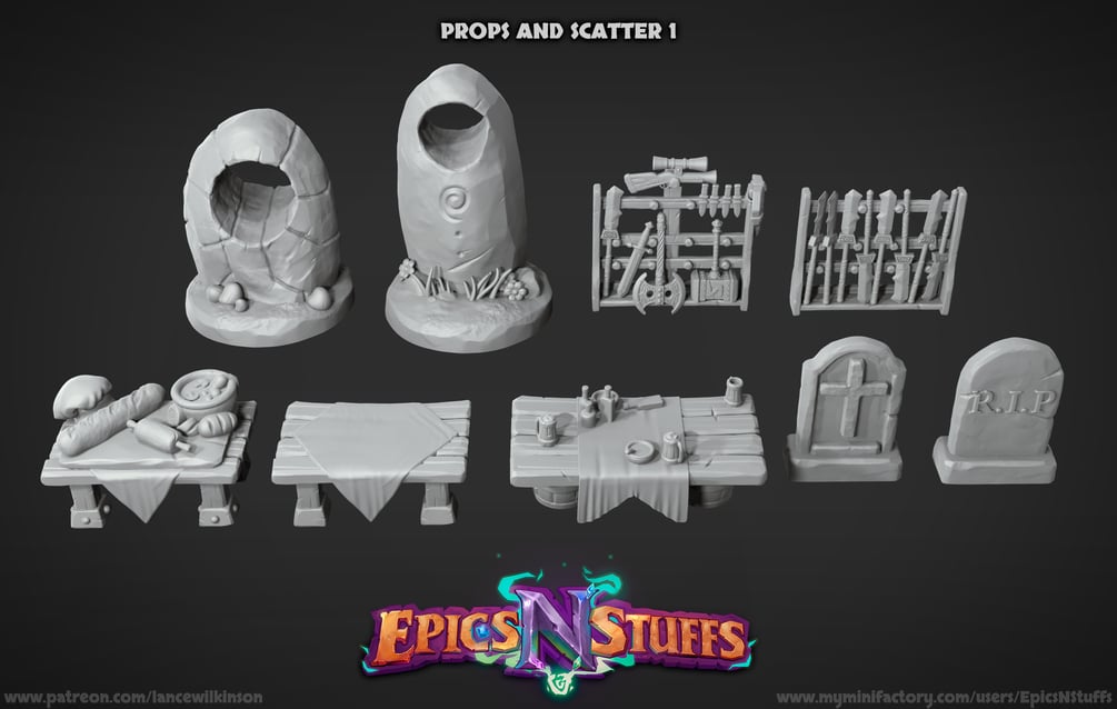 Epics 'N' Stuffs - Props 'N' Scatter