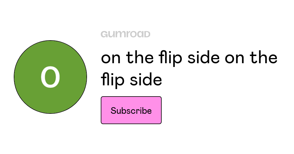 on the flip side on the flip side