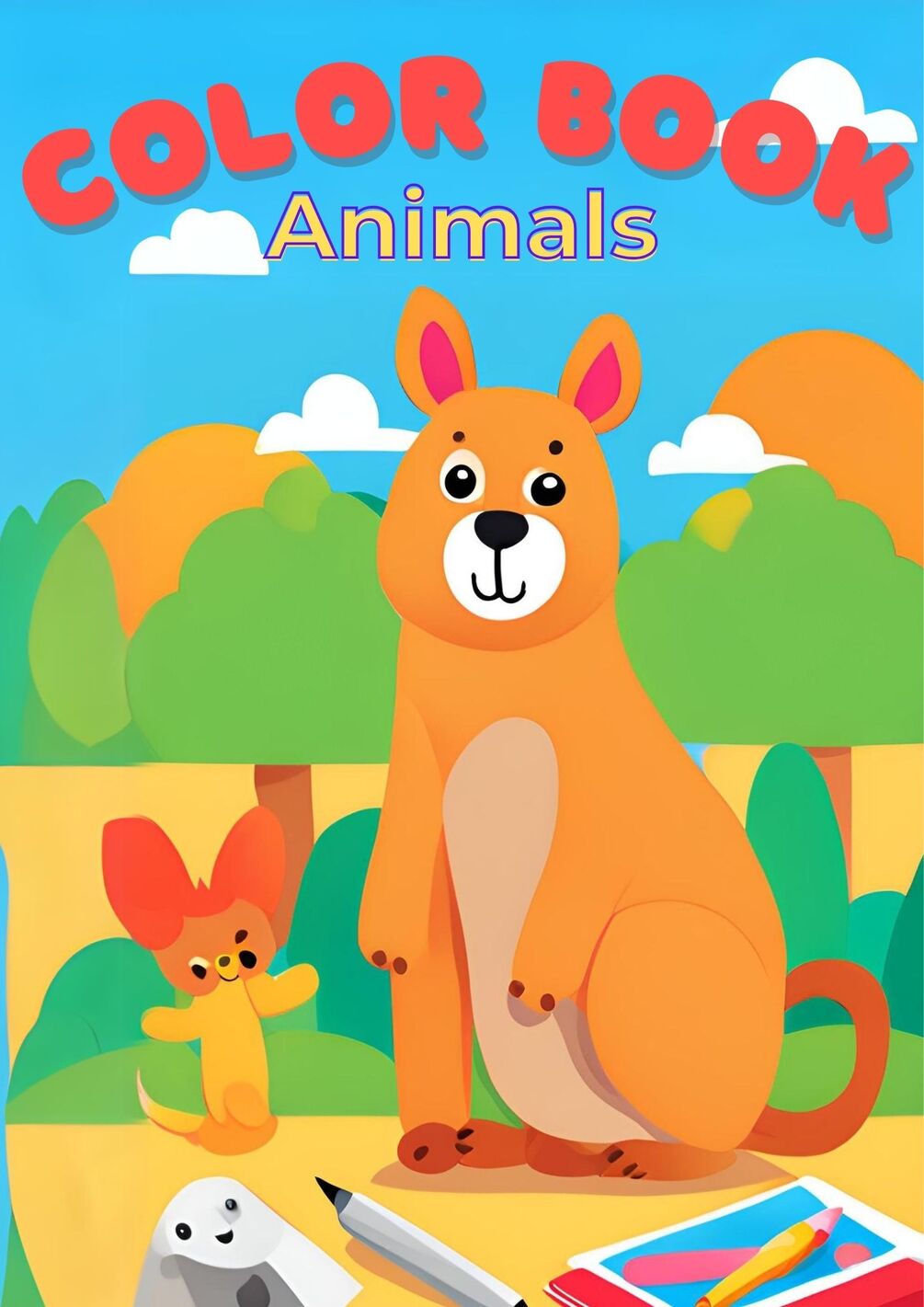 Downloadable Animal Coloring Book – perfect for kids and adults!