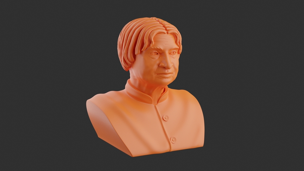 APJ Abdul Kalam 3D Bust
