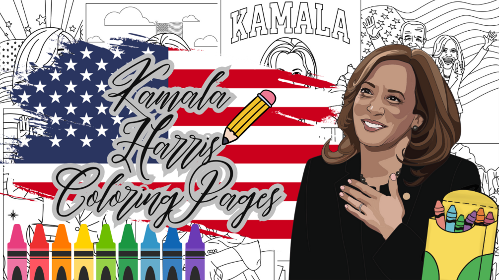 Kamala Harris Coloring Pages Free