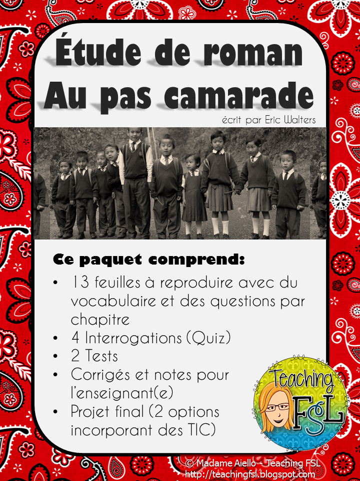 Étude du roman Au pas camarade