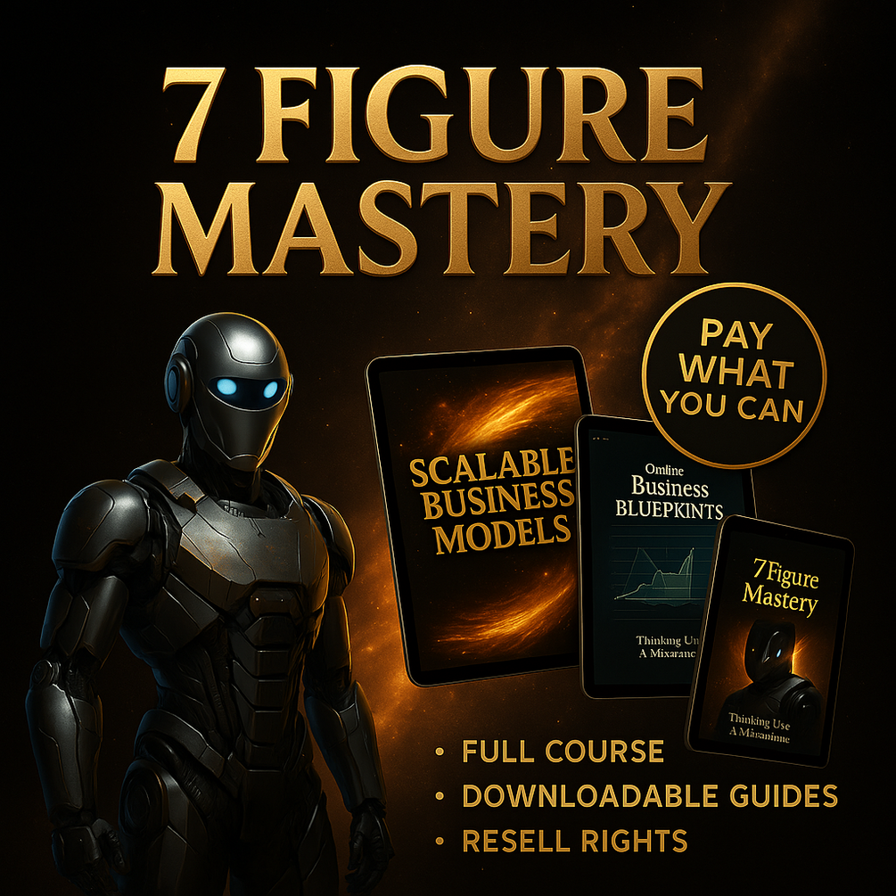 7 Figure Mastery — Learn, Launch, and Scale on Your Terms