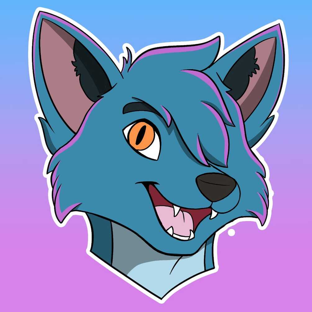 Furry Headshot Art Pack Vol. 1 – 3 Characters (Sketch + Colored, 6 JPGs)