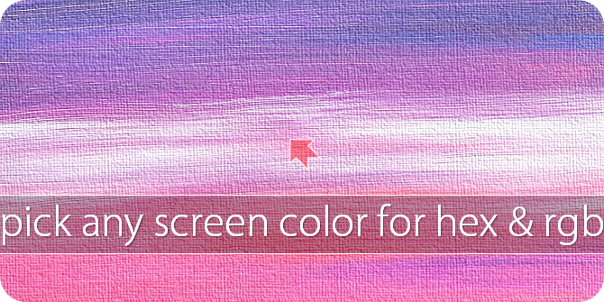 Pick Any Screen Color For Hex & RGB Codes