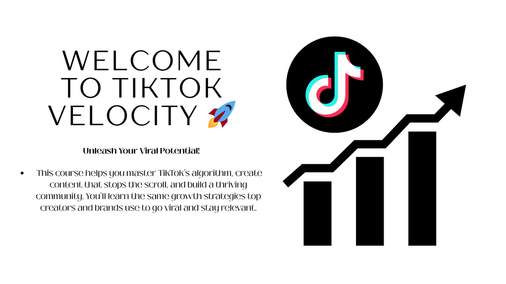 TikTok Velocity: Viral Growth Course to Boost Followers, Master the ...