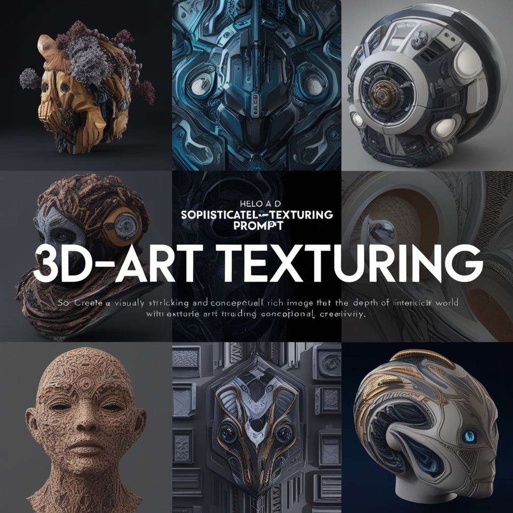 🎨 Transform Your Creations with 3D Art Texturing! 🖌️🌟