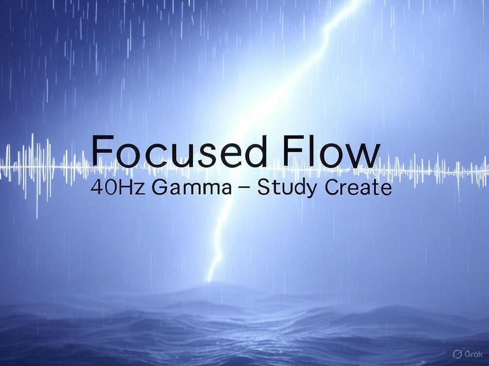 Focused Flow - 40Hz Gamma Study Create
