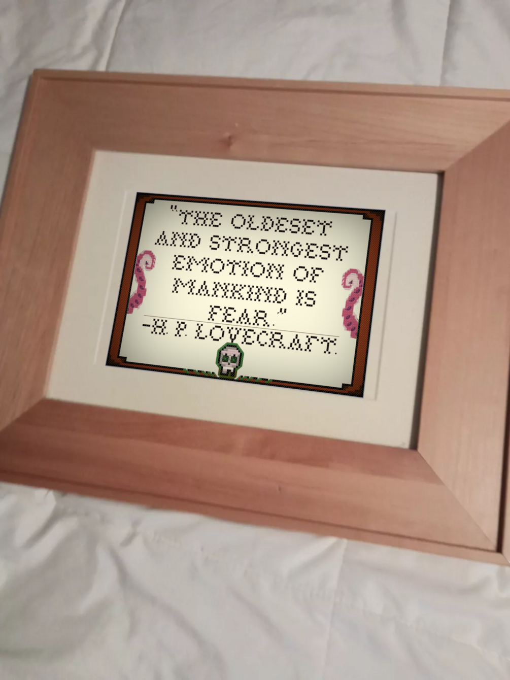 Lovecraft Sampler Cross Stitch Pattern