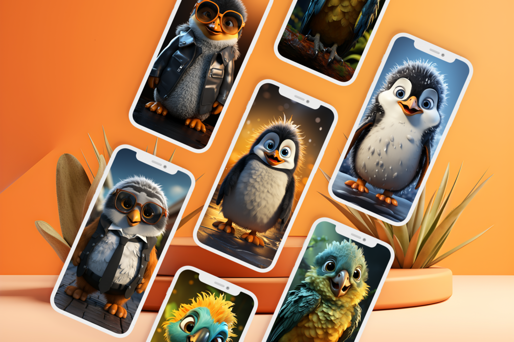 Adorable Funny 3D Animal 34 Smartphone Wallpaper - Perfect Lockscreen ...