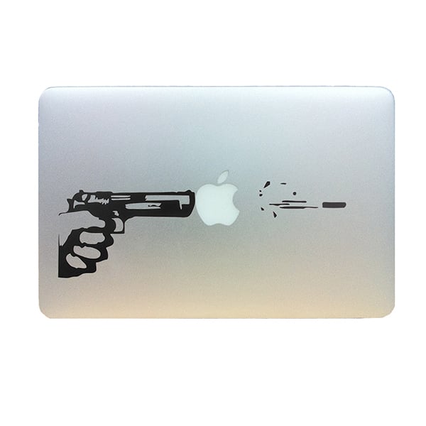 You'll Never Take My Guns! - Apple Macbook Gun Decal