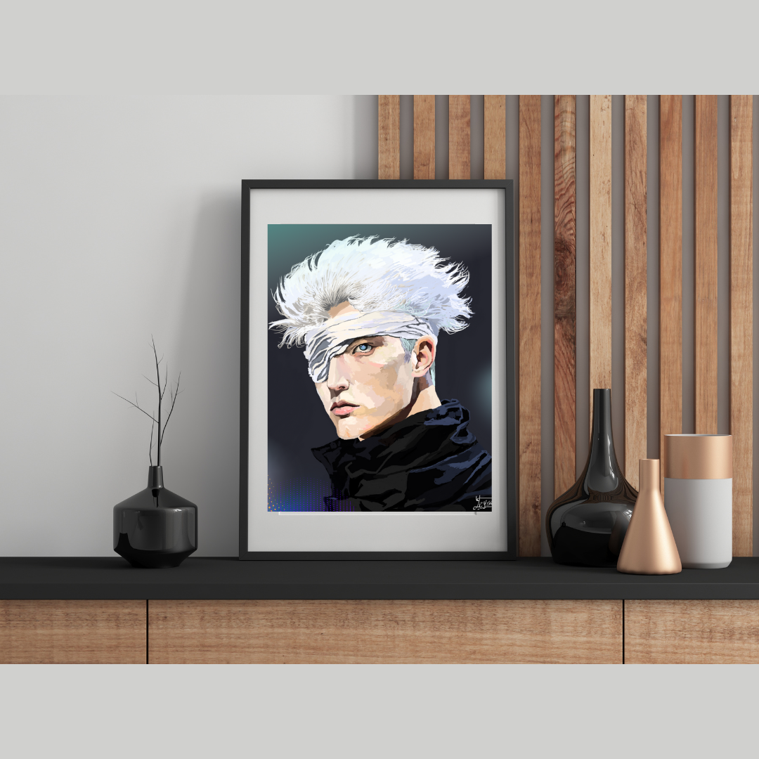 Satoru Gojo: Digital Portrait