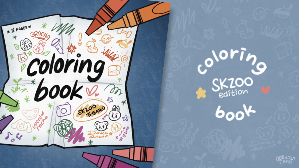 Cozy Coloring Book — SKZoo Edition