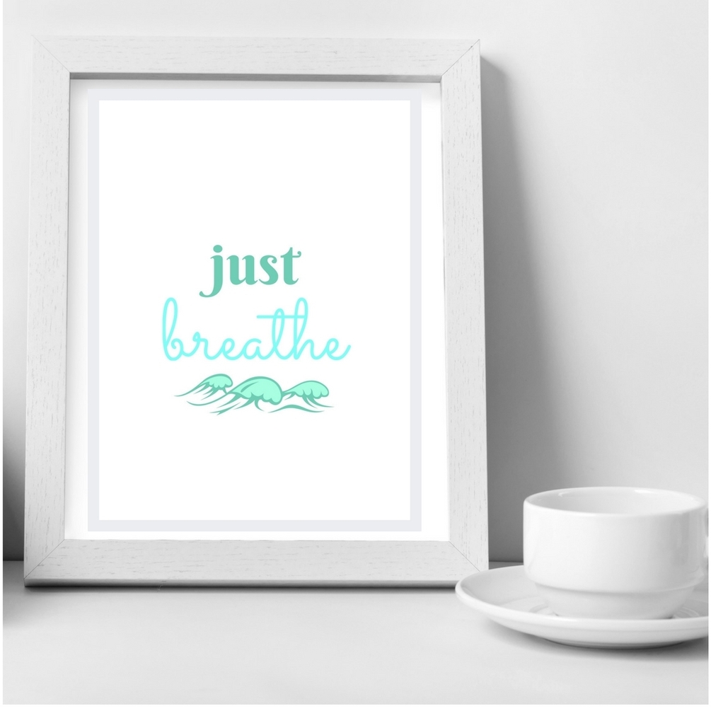 Just Breathe Digital Print