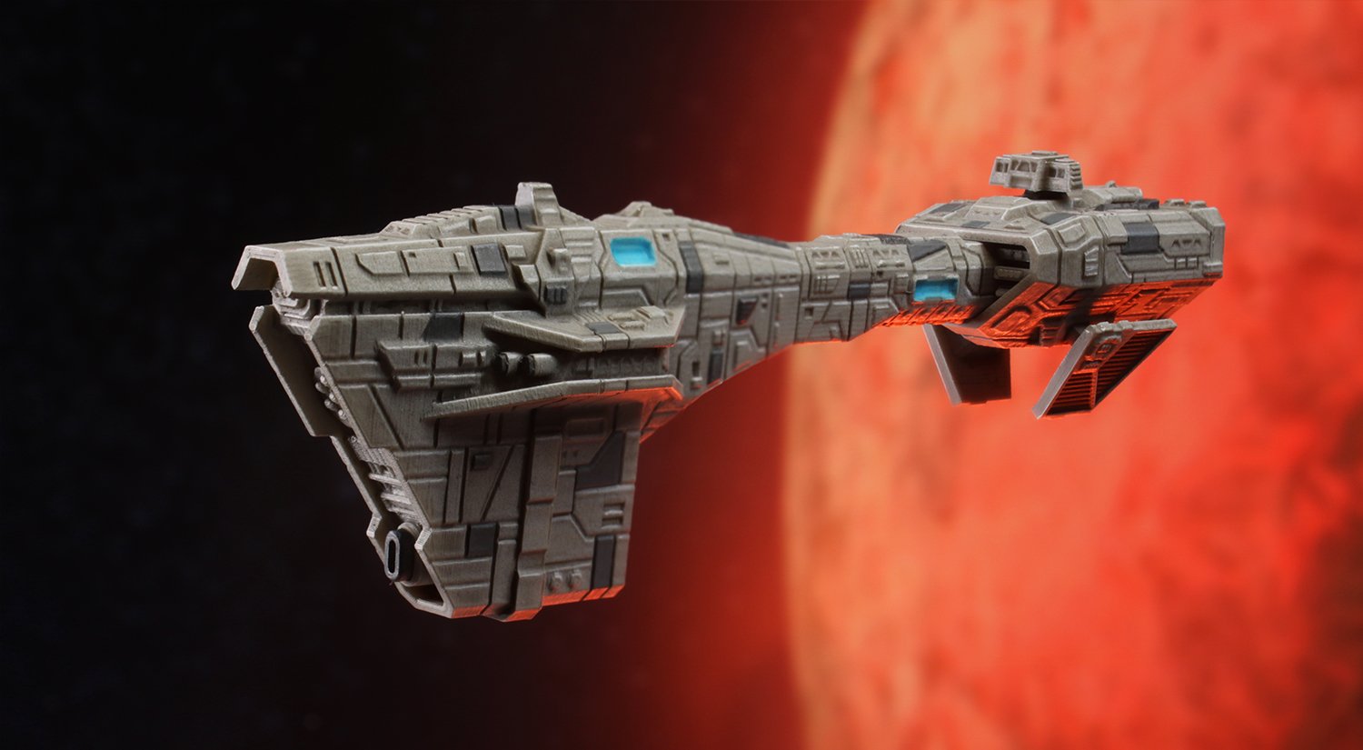 FLEET SUPPLY // Nebula-Class Frigate Proxy Ship - Nomad Printworks