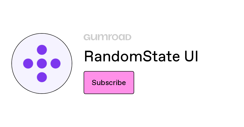RandomState UI