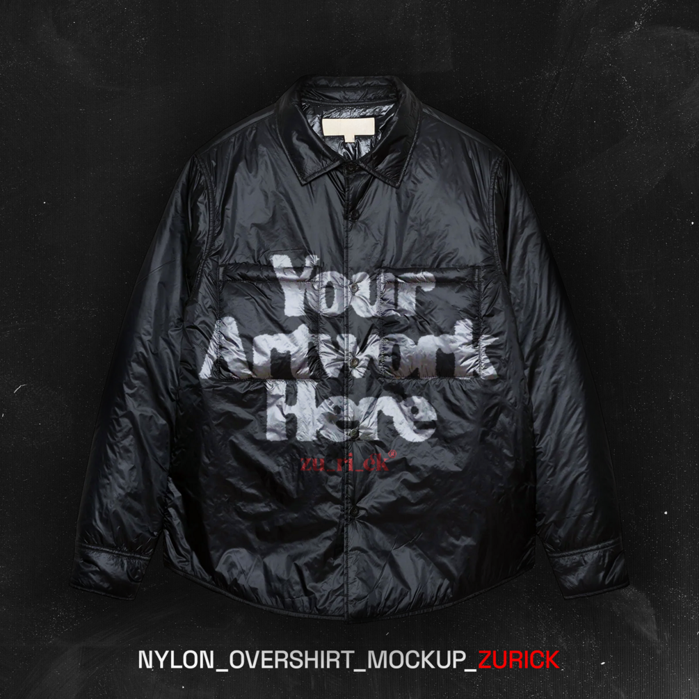 NYLON OVERSHIRT MOCKUP