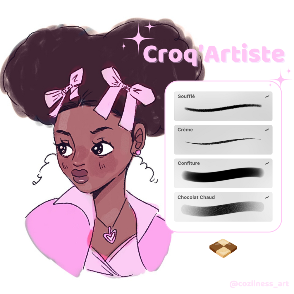 Croq'Artiste Pinceaux procreate