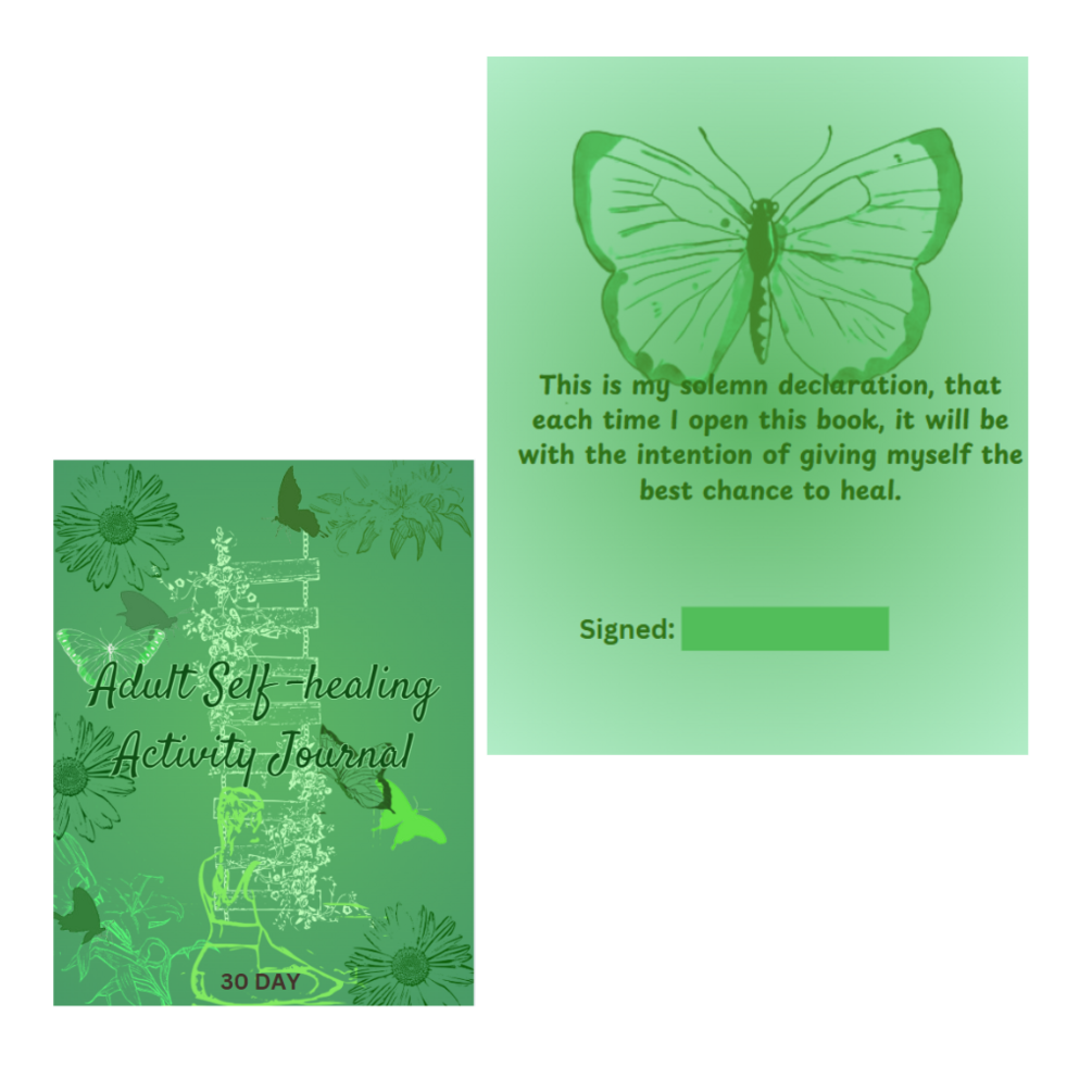Adult Self-Healing activity journal