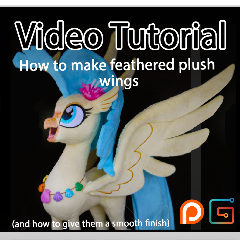 How to make feathered plush wings - video tutorial