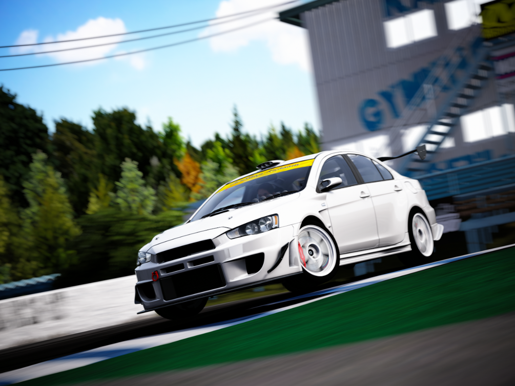 Mitsubishi Lancer Evolution X Sunline Racing Drift mod for Assetto Corsa
