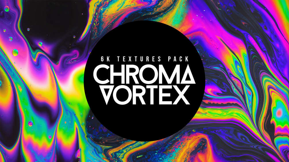 CHROMA VORTEX - 6K Psyche-Swirl Texture Pack