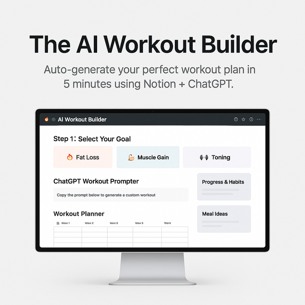 The AI Workout Builder