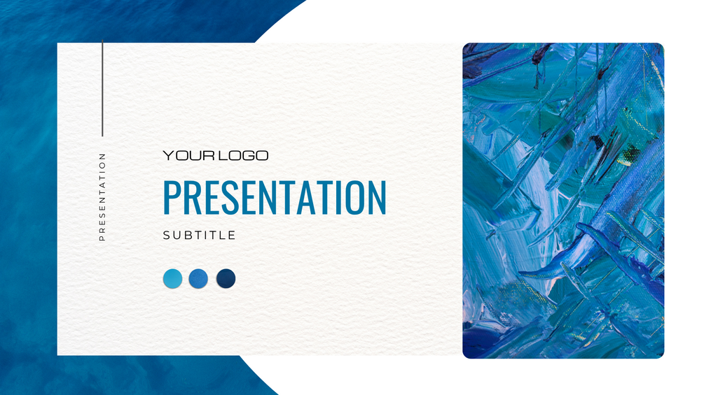 Perfect Blue Canva Presentation Template
