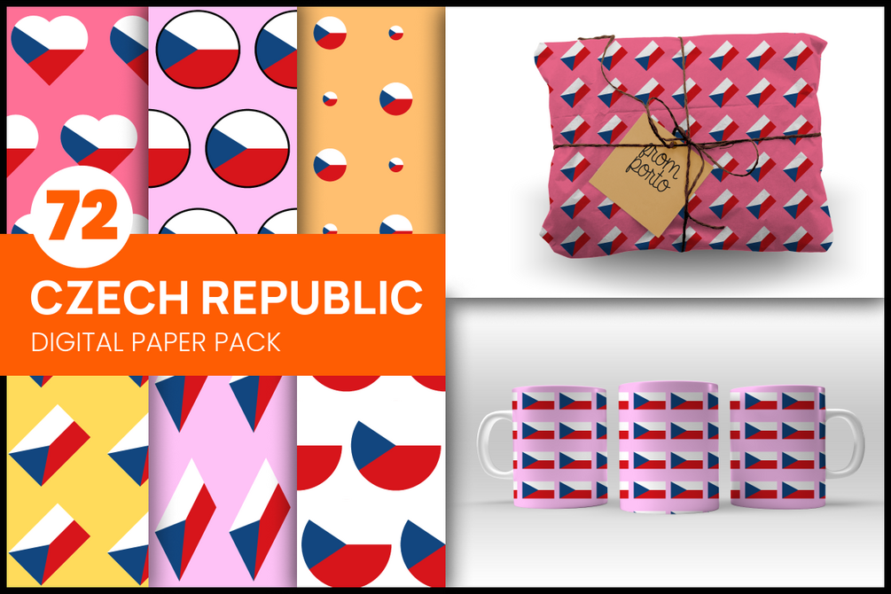 Czech Republic Seamless Patterns