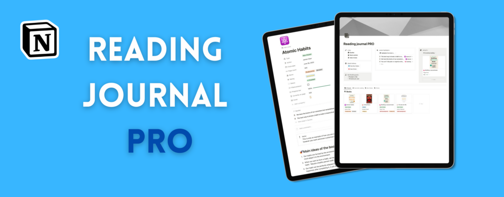 Reading journal PRO