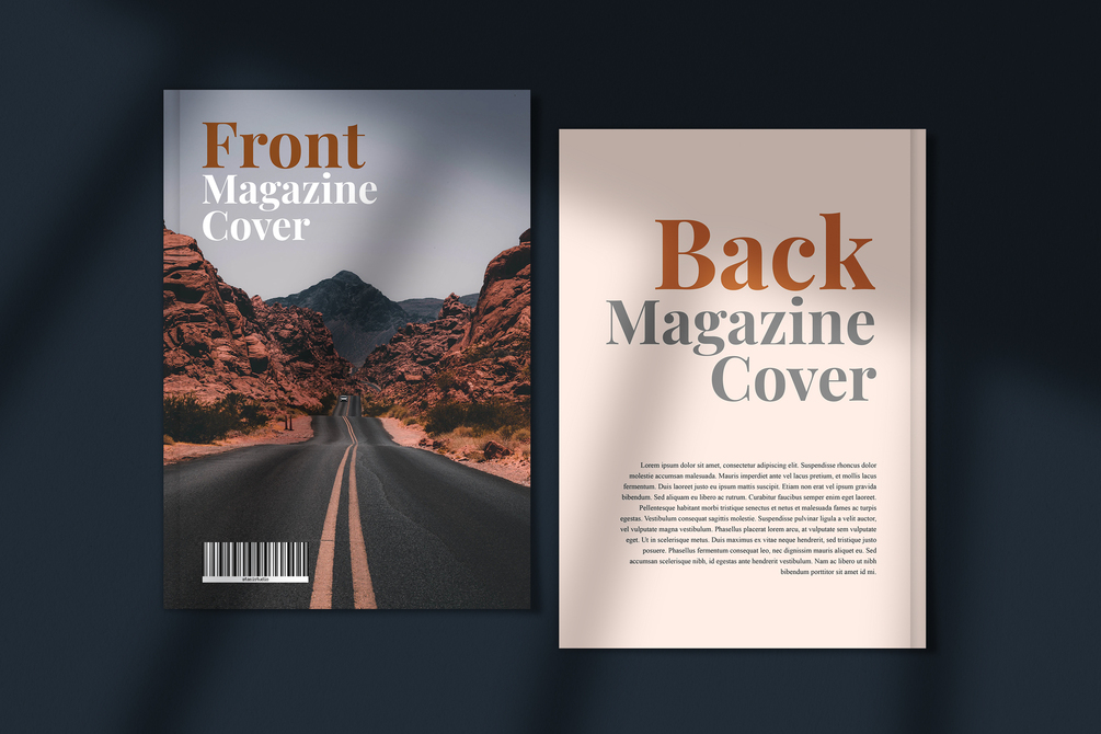 Vertical Magazine Mockup