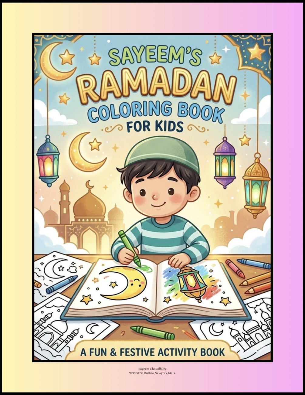 Ramadan coloring book for kids