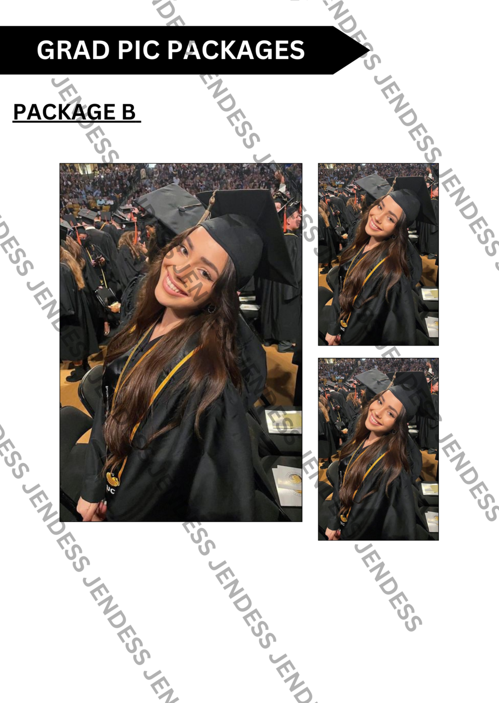 Template for ID Pictures and Graduation Pictures