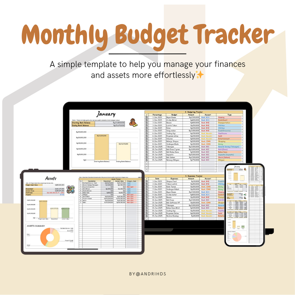 Smart Monthly Budget Tracker : Stay on Top of Your Finances