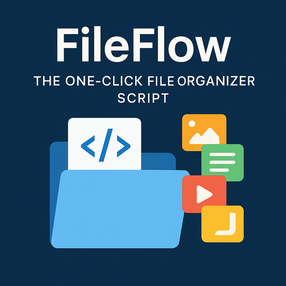 FileFlow: The One-Click File Organizer Script