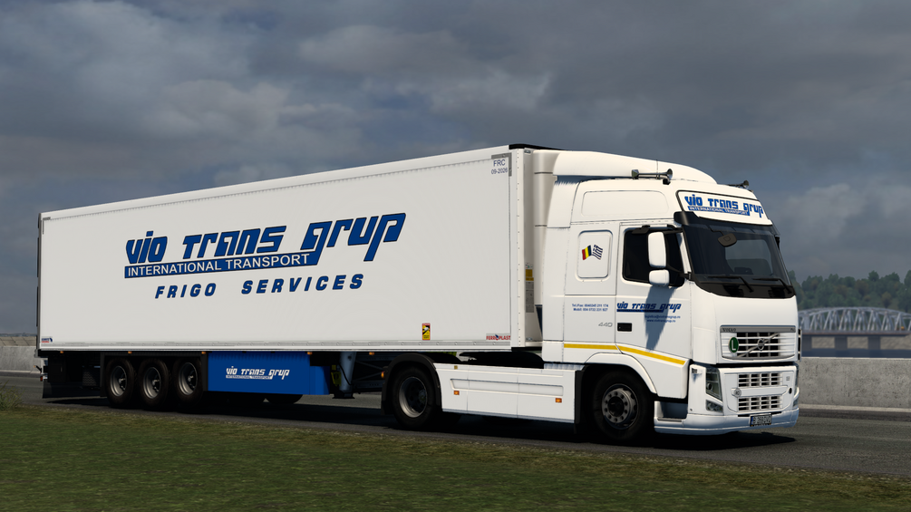 VIO TRANS GRUP skin pack for Schmitz , MAN TGX 2020 & Volvo fh3 . ETS2