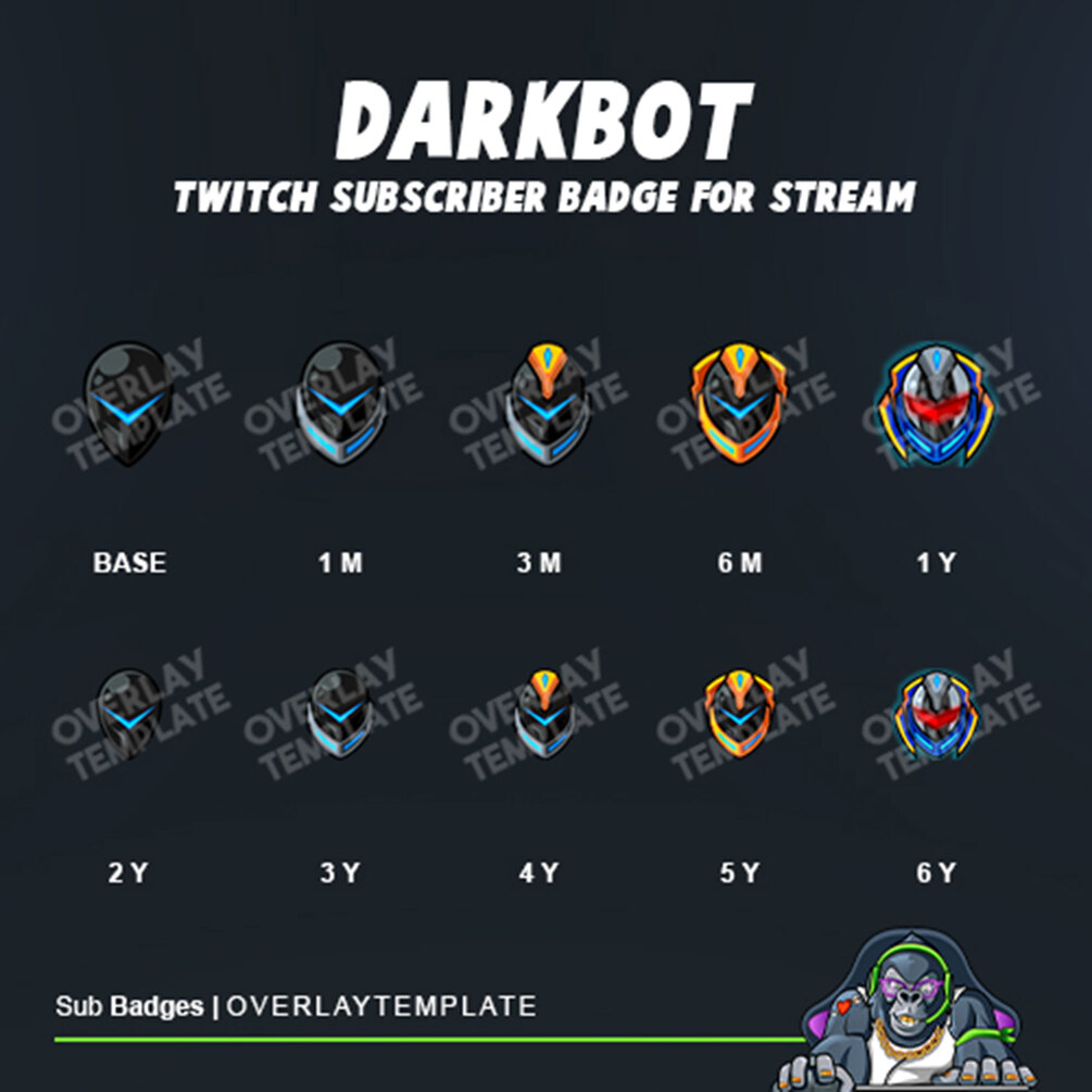 Darkbot – Sub Badges