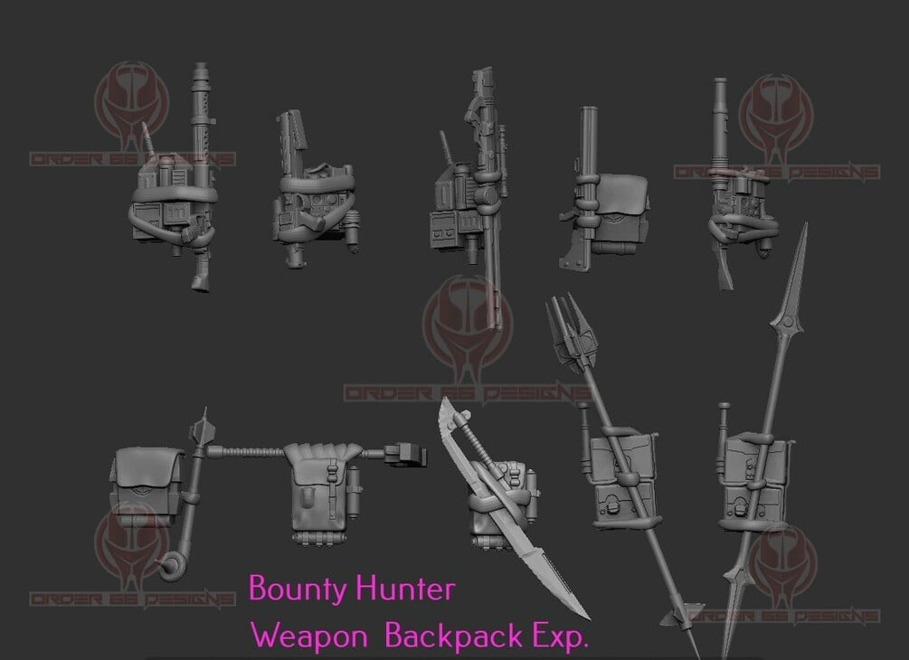 Bounty Hunter Backpack Weapon Expansion