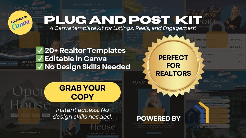 The Realtor’s Plug & Post Canva Kit