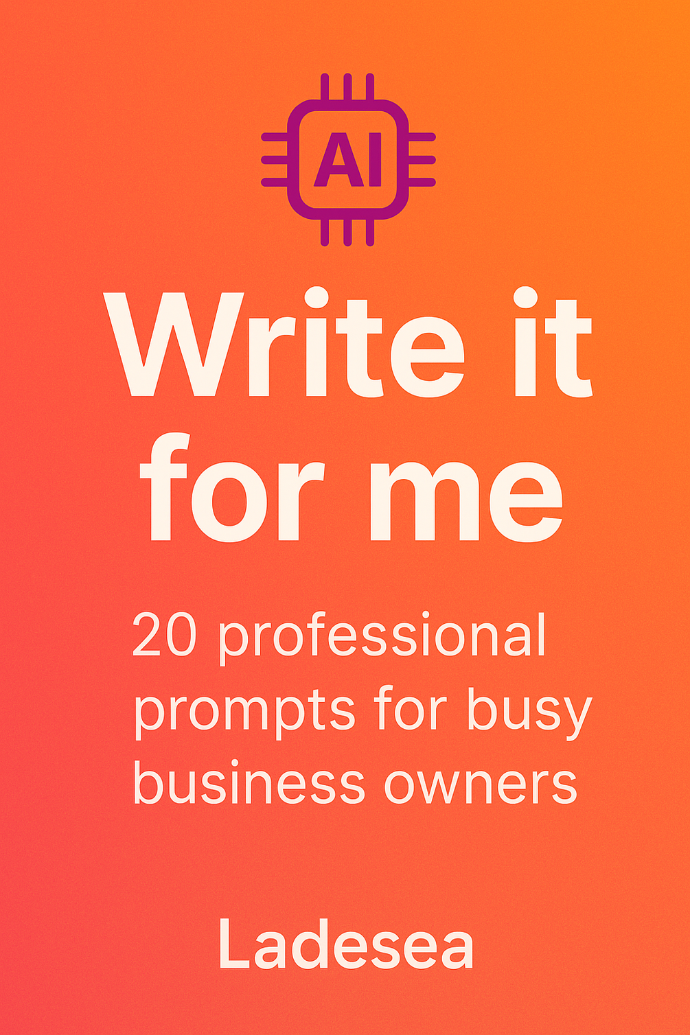 Write it for me