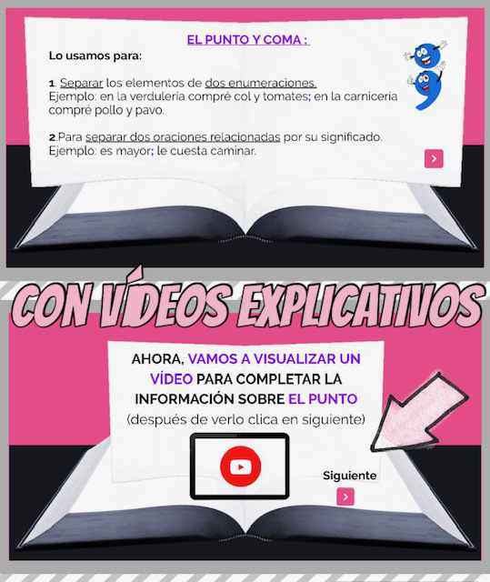 LIBRO INTERACTIVO SIGNOS DE PUNTUACIÓN "REUTILIZABLE"
