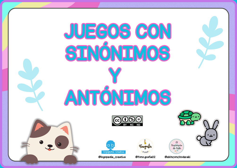 Juego sinónimos y antónimos
