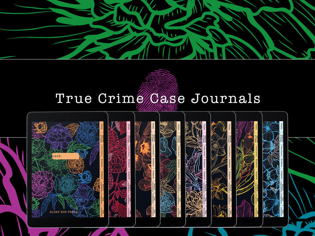 Digital True Crime Case Journals: Floral Collection (for iPad ...
